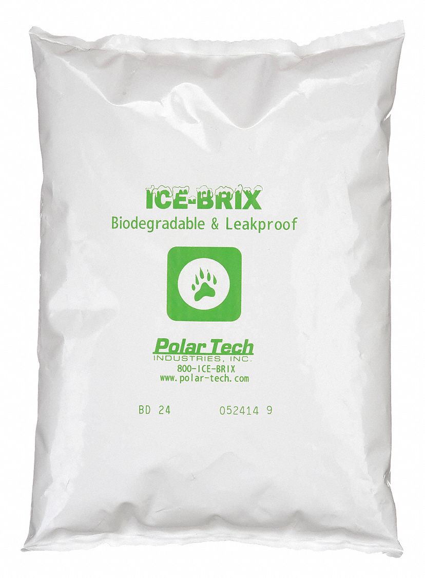 POLAR TECH, Biodegradable Cold Pack, 19 lb Wt, Cold Pack - 12F374|BD 6 ...