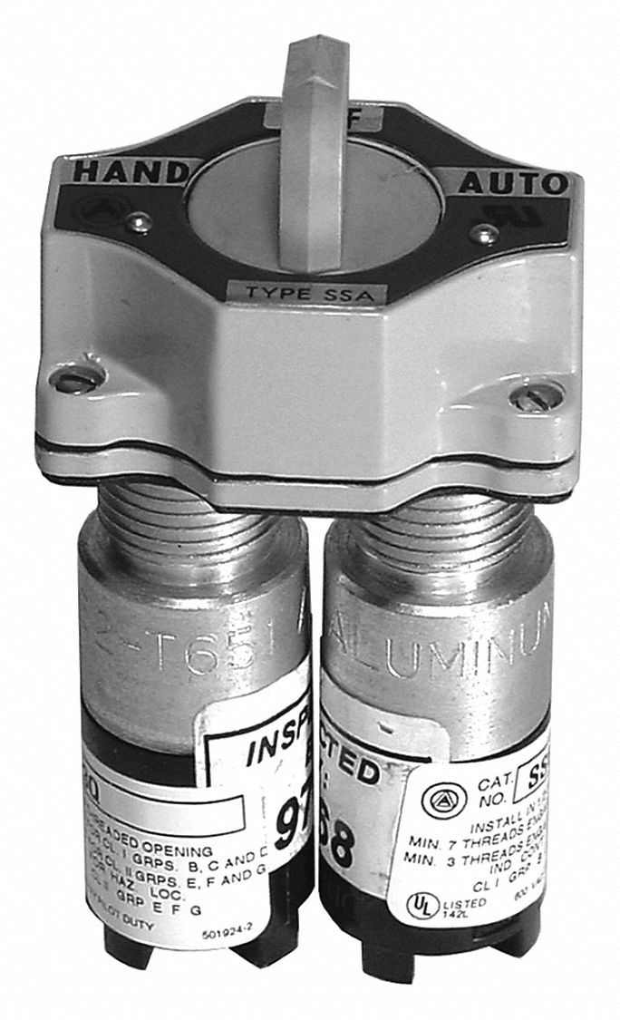 APPLETON ELECTRIC, Off, Short Lever, Selector Switch - 12F602|SSBA1-3Q ...