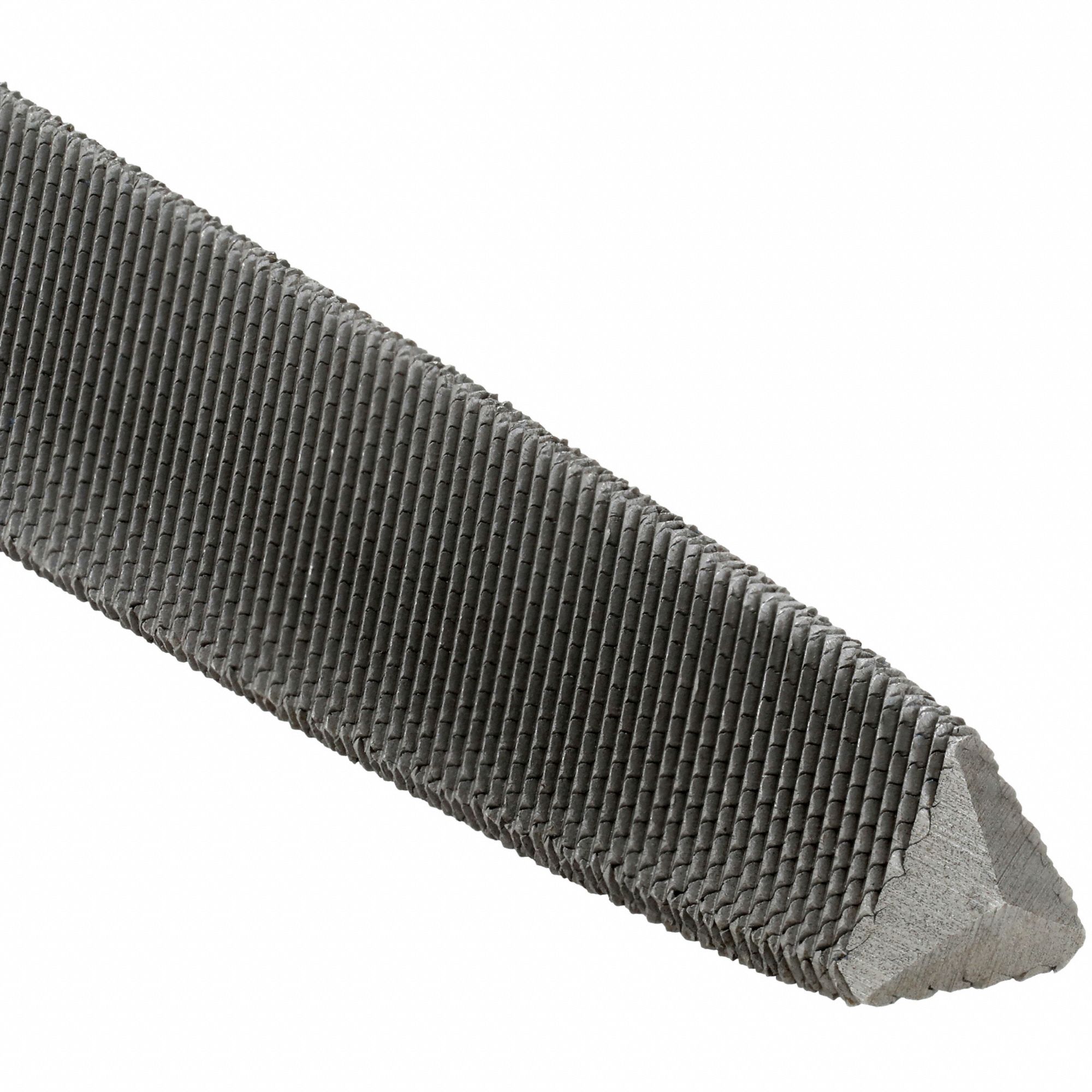 WESTWARD Triangular File: Triangular, Double-Cut, Bastard Cut, 8 in Lg ...