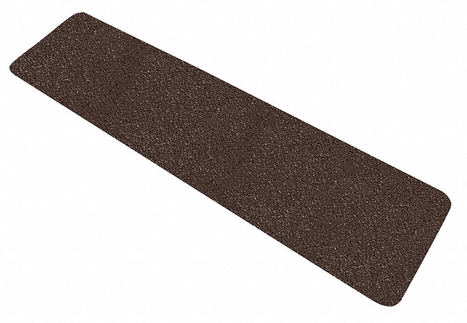 Antislip Tread, Solid, Brown, Grit Size 36, PK 10 - Grainger