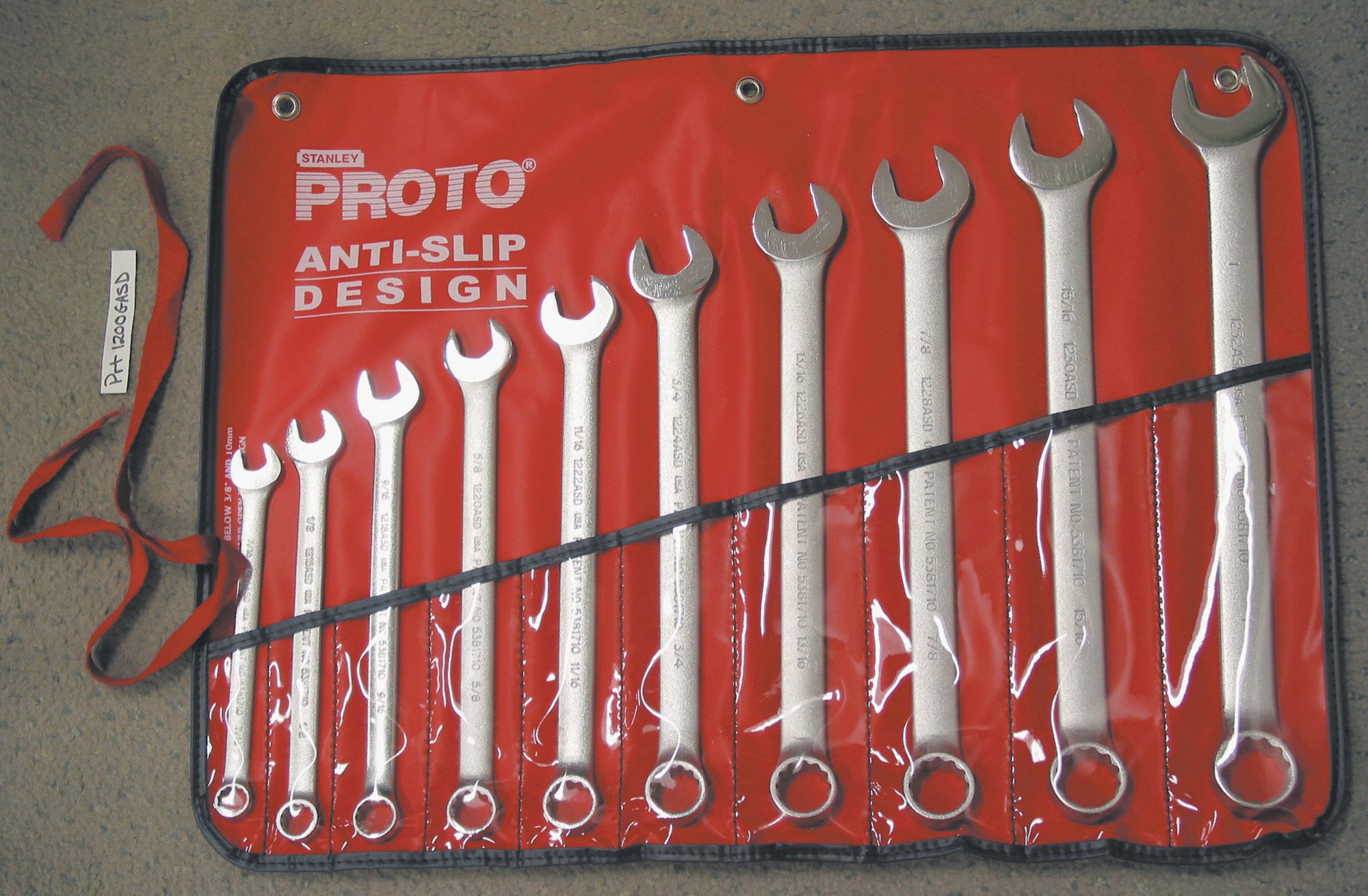 PROTO SET WR COMB 10 PC 12 PT - Combination Wrench Sets - PRT1200GASD ...