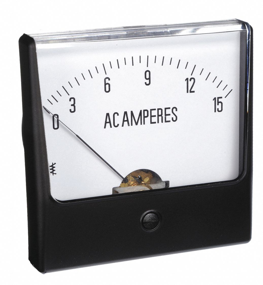 APPROVED VENDOR ANALOG PANEL METER,AC CURRENT,0-15 - Analog Panel ...