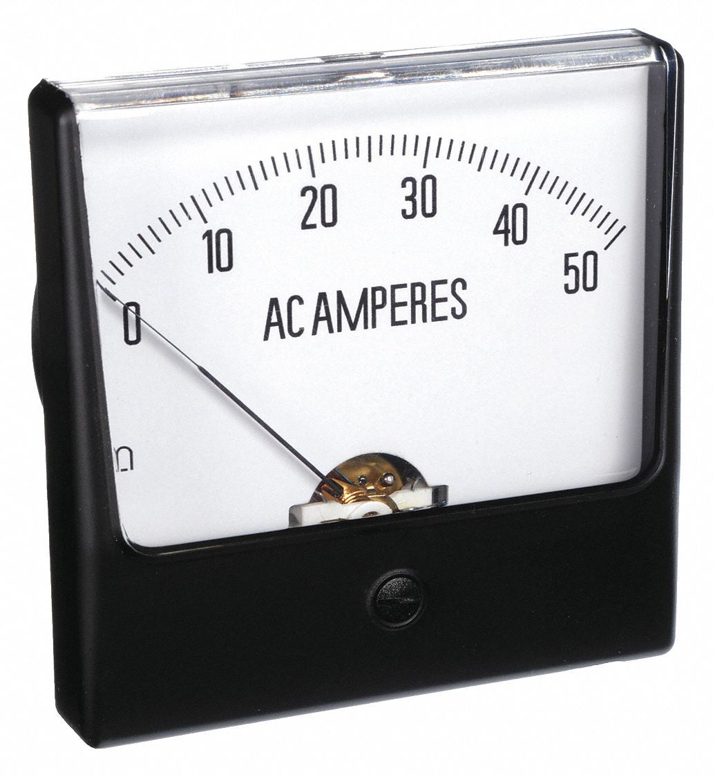 APPROVED VENDOR ANALOG PANEL METER,DC CURRENT,0-50 - Analog Panel ...