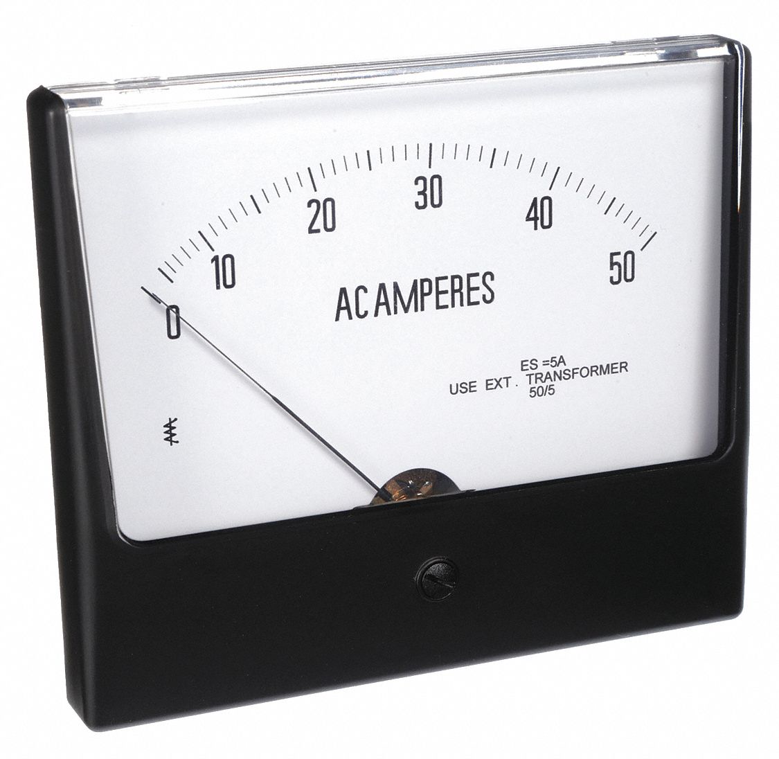 AC Current, 0 A – 50 A, Analog Panel Meter - 12G388|12G388 - Grainger