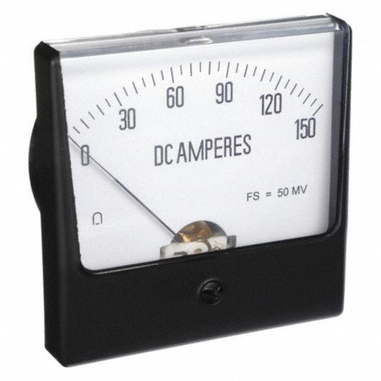 AC Volt, 0 V AC – 150 V AC, Analog Panel Meter - 12G406|12G406 - Grainger