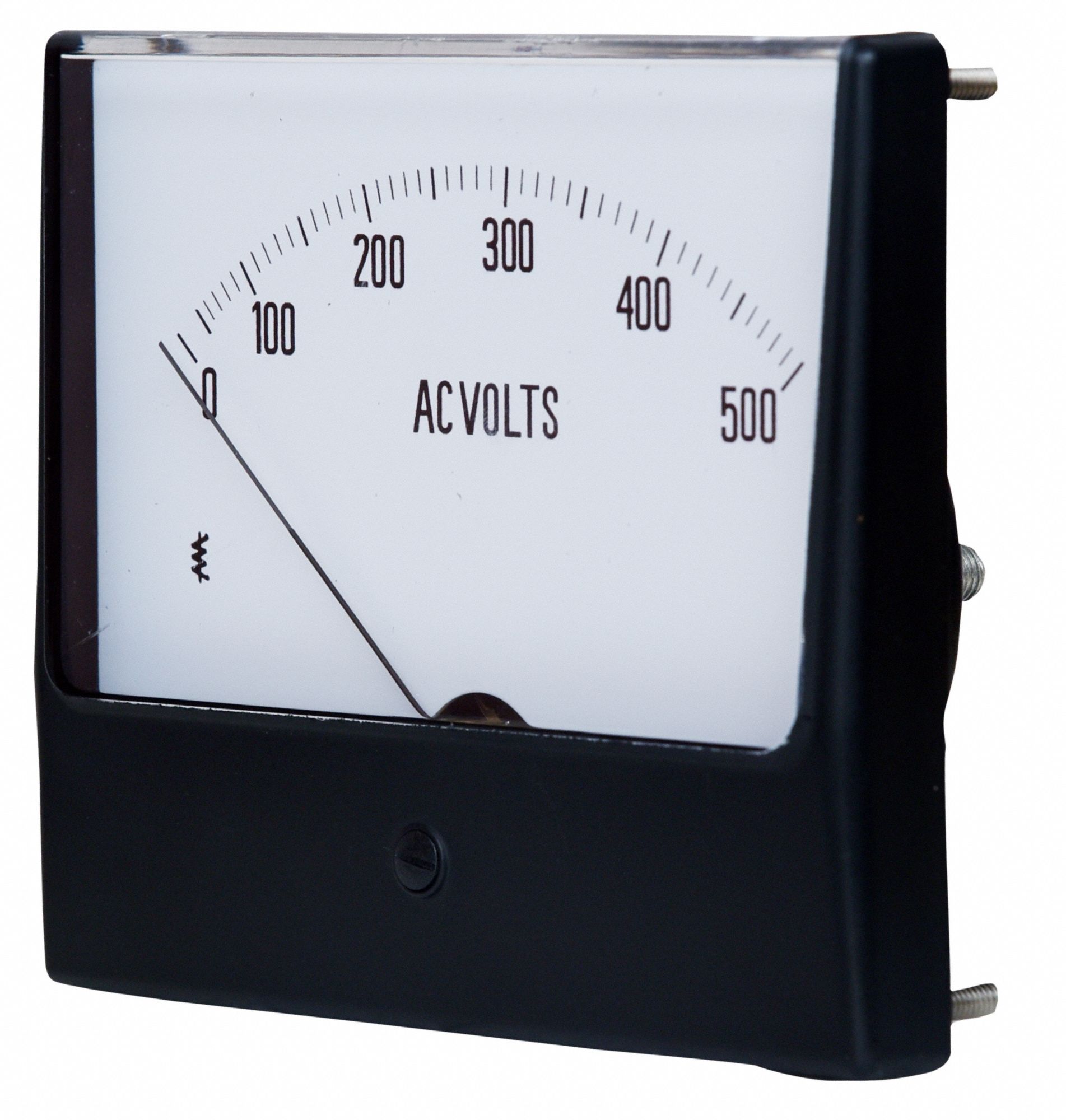 GRAINGER APPROVED Analog Panel Meter, AC Voltage, 0-500 AC V - 12G410 ...
