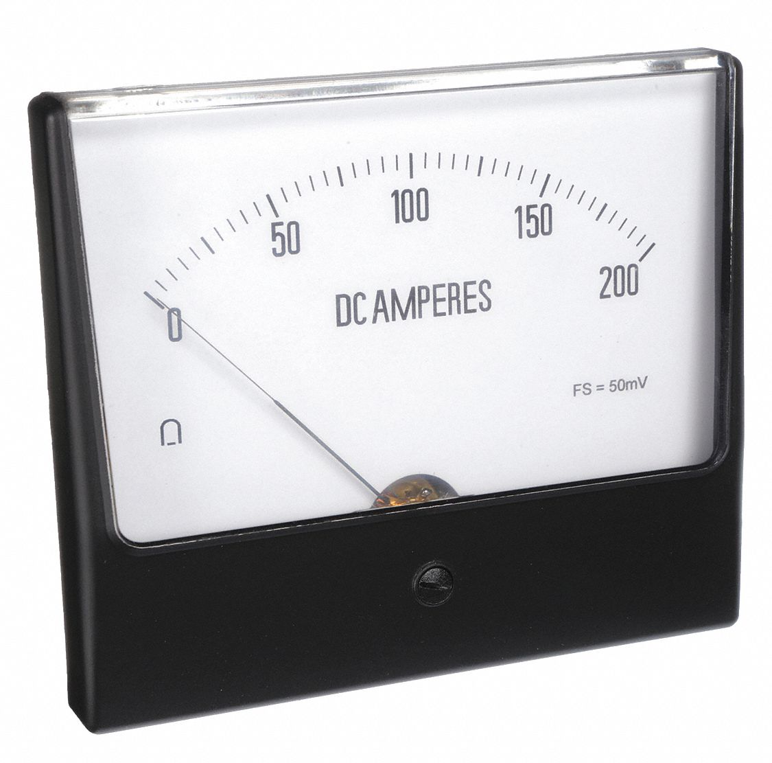 DC Current, 0 A – 200 A, Analog Panel Meter - 12G431|12G431 - Grainger