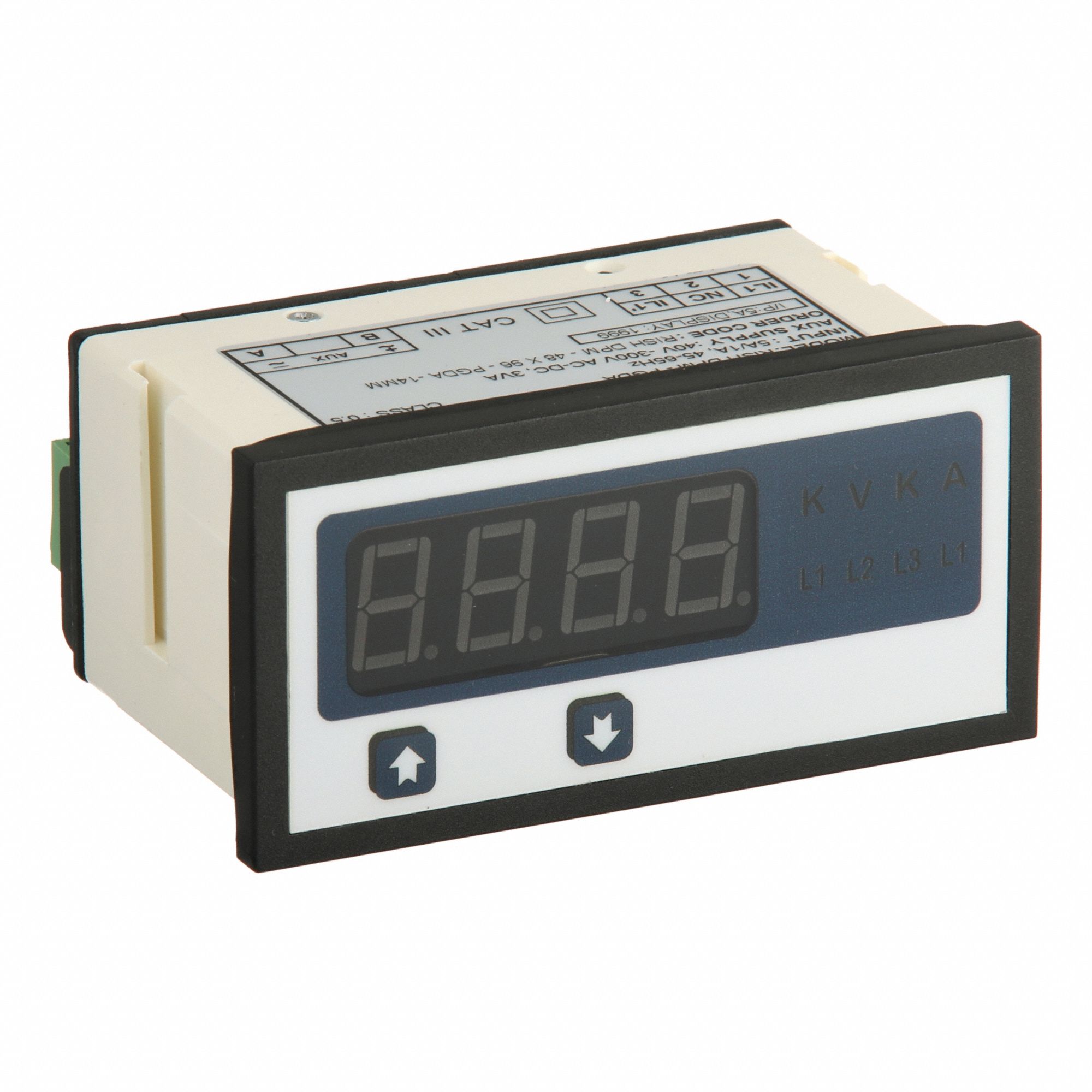 Digital Panel Meter, Multi-Function, Digital Panel Meter - 12G470 ...