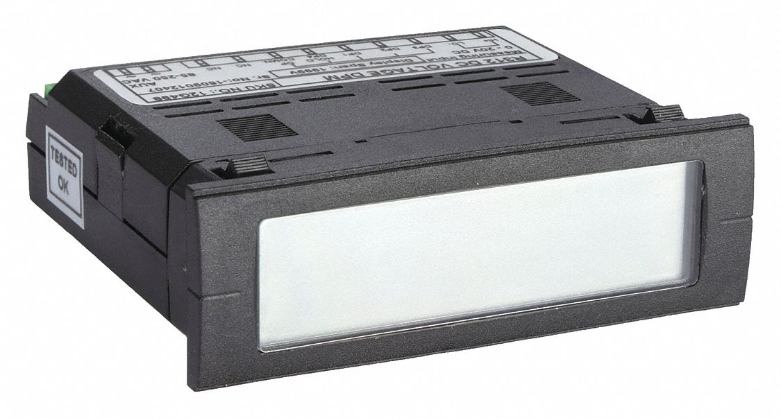 Digital Panel Meter, DC Volt, Digital Panel Meter - 12G498|12G498 ...