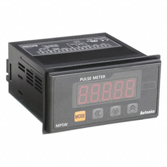 AUTONICS, -19,999 RPM Min RPM, 99,999 RPM Max RPM, Panel Tachometer ...