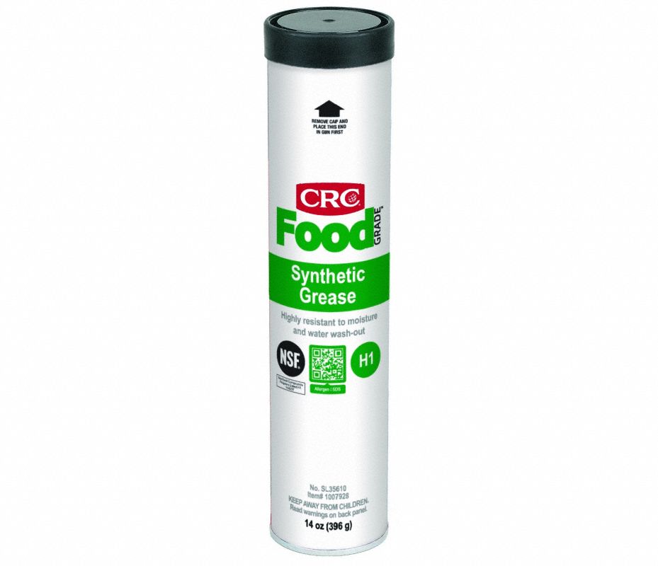 CRC Grasa Sintética de Grado Alimenticio Transparente Cartucho 14 oz ...