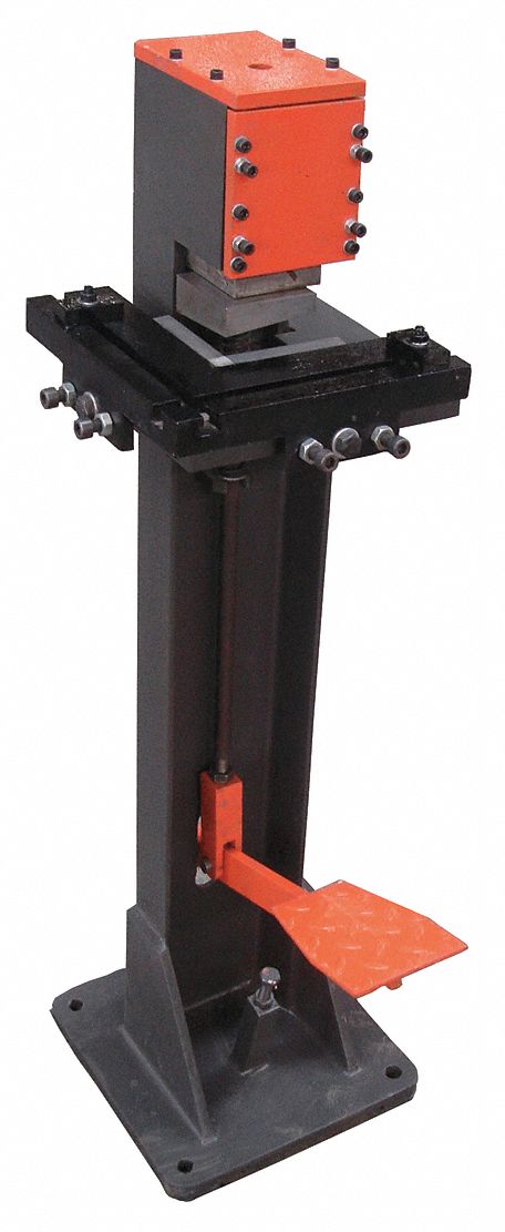 DAYTON, 90°, 3 1/8 in Notch Dp, Manual Metal Stock Notcher - 12G601 ...