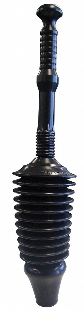 Plunger, 12 in Handle Length, Plastic Plunger Material - Grainger