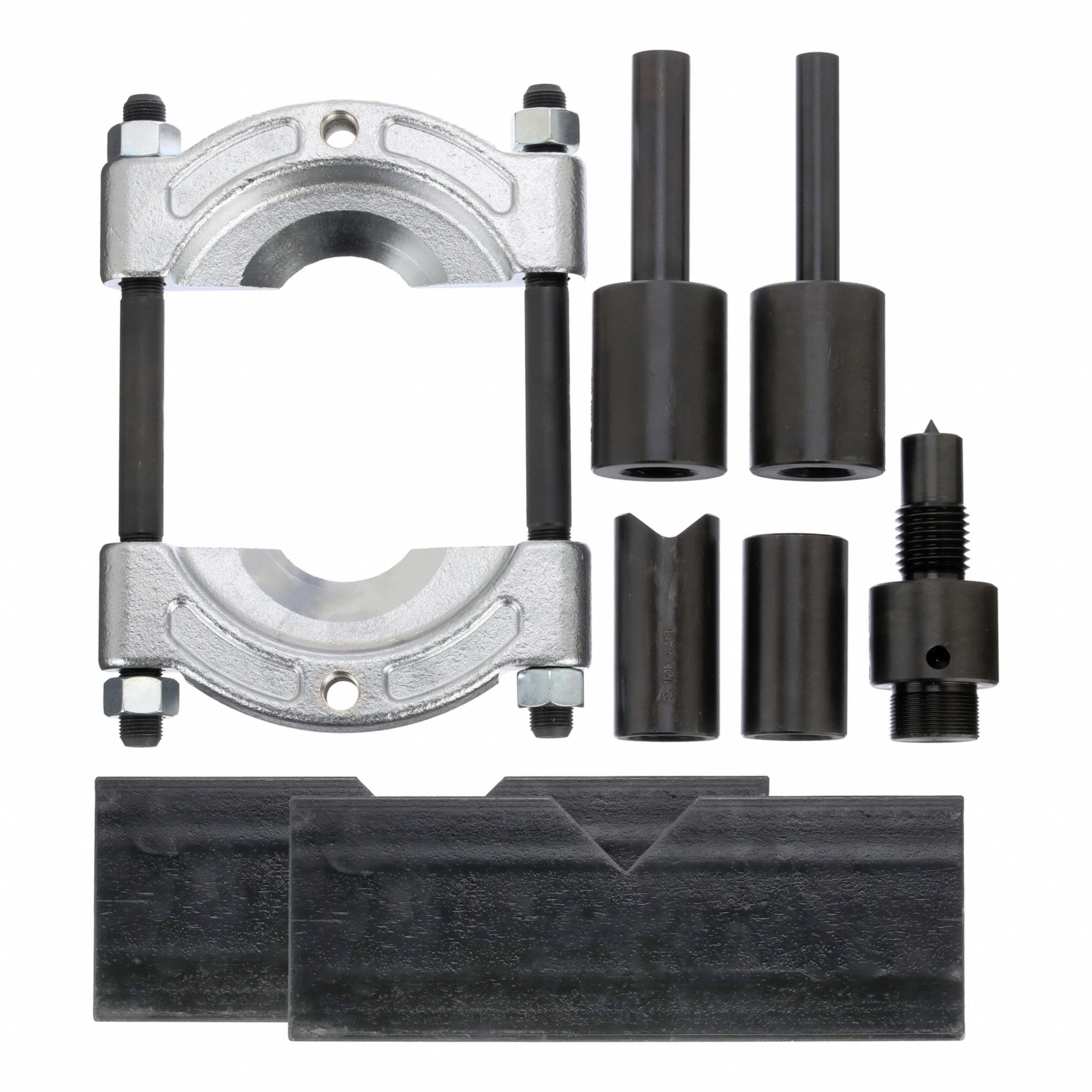 HEIN-WERNER, 25 ton Capacity, Shop Press, Press Accessory Set - 12G741 ...