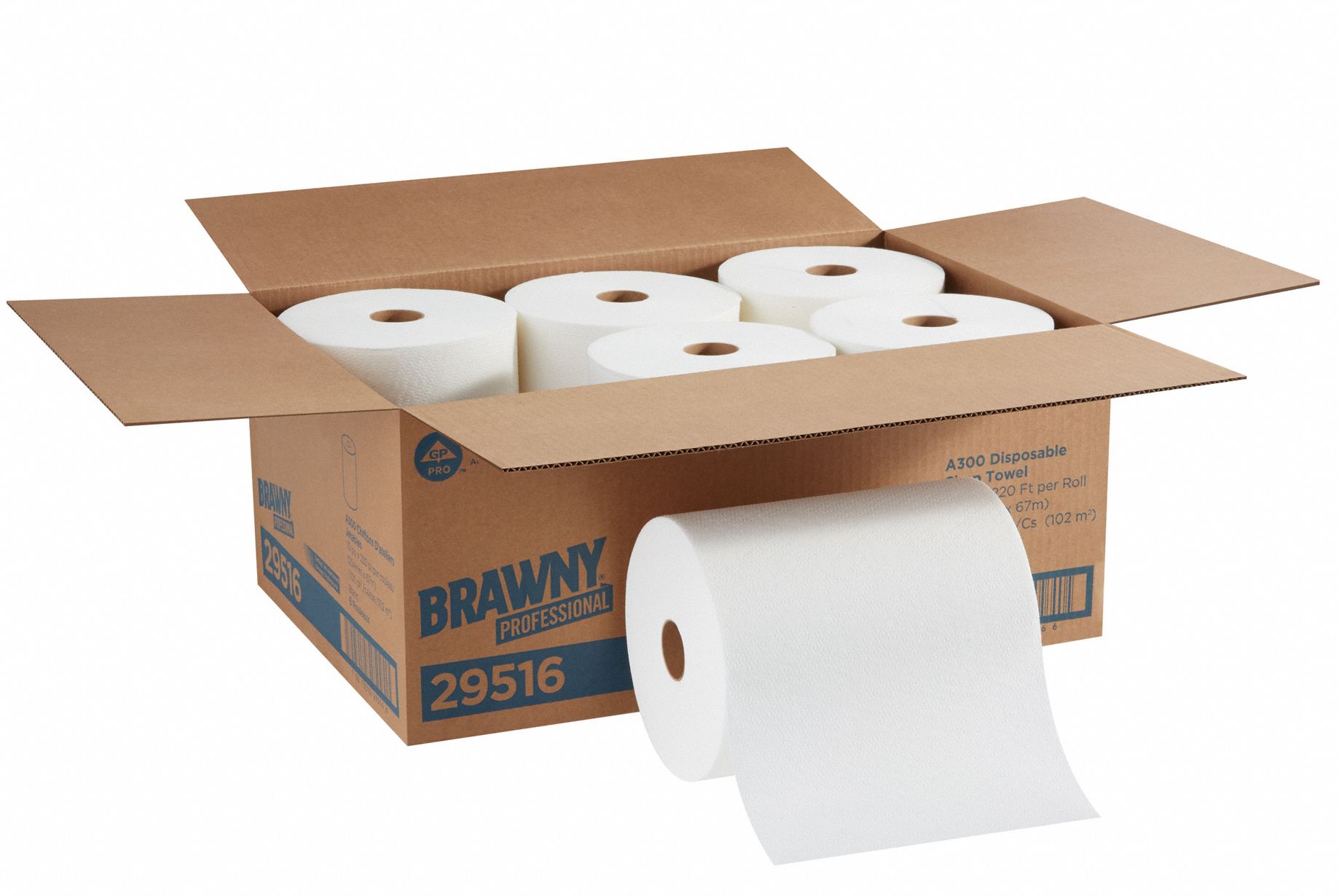 GEORGIA-PACIFIC Dry Wipe Roll: Continuous Roll, Moderate Absorbency ...