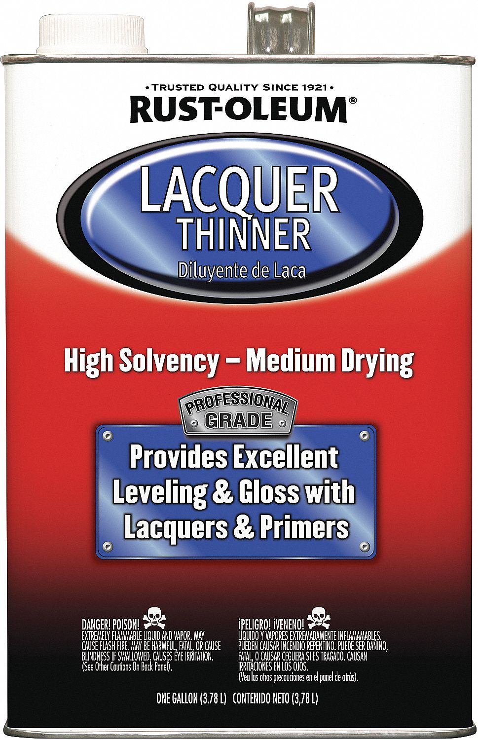 RUST-OLEUM PROFESSIONAL LACQUER THINNER - Paint Removers - RLM257682 ...