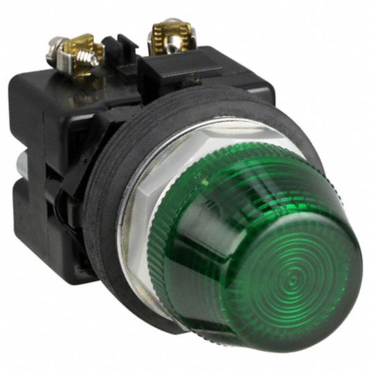 EATON, 30 mm Panel Mounting Size, Green, Pilot Light - 12K531|HT8HFGF7 ...