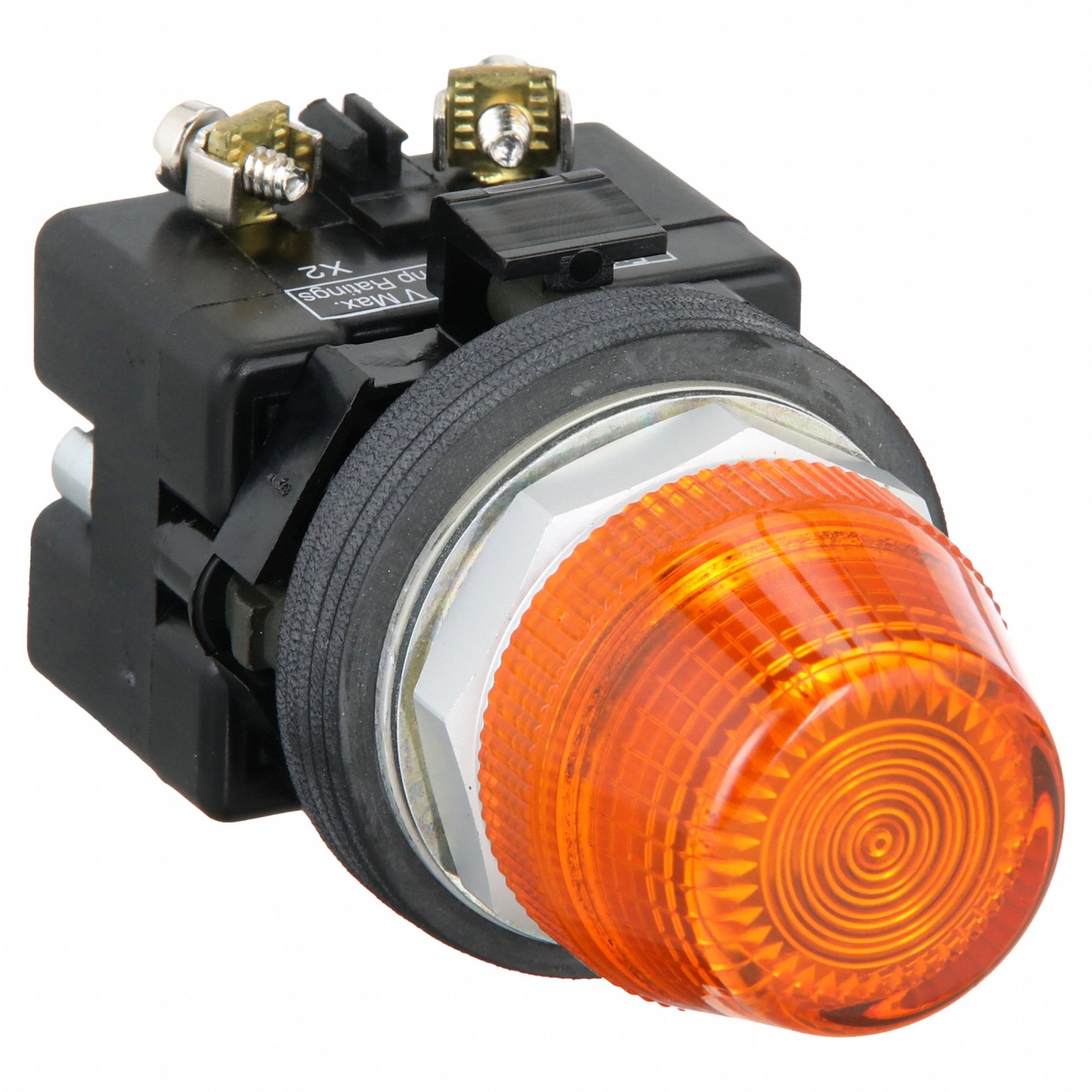 EATON, 30 mm Panel Mounting Size, Amber, Pilot Light - 12K532|HT8HFAF7 ...