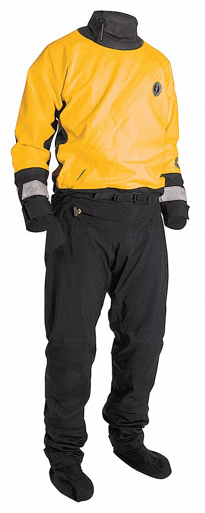 Water Rescue Dry Suit, XL - Grainger