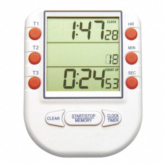 DURAC, 3/4 in x 4 5/8 in x 2 1/2 in, 3/4 in Overall Dp, Timer - 12L991 ...