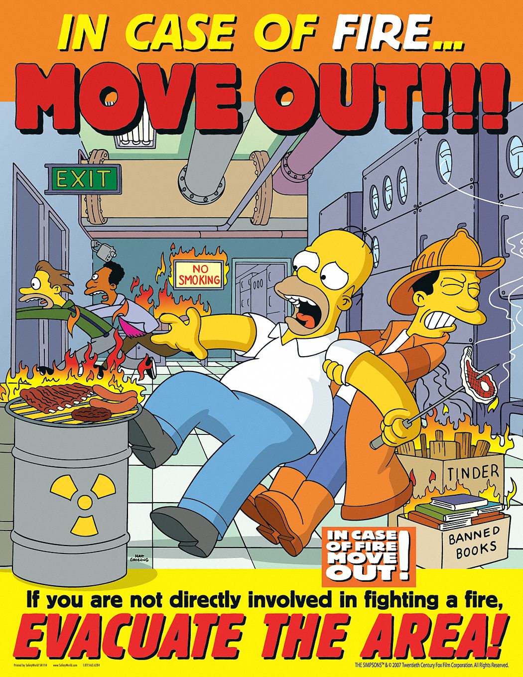 Simpsons Safety Posters