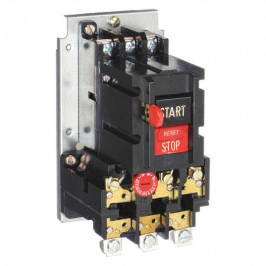 EATON, Non-Reversing, 3 Poles, Manual Motor Starter - 12M044|B100M0CA ...