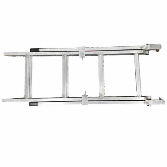 Step Deck Trailer Ladder: Folding, 375 lb Load Capacity, 48 in Lg ...