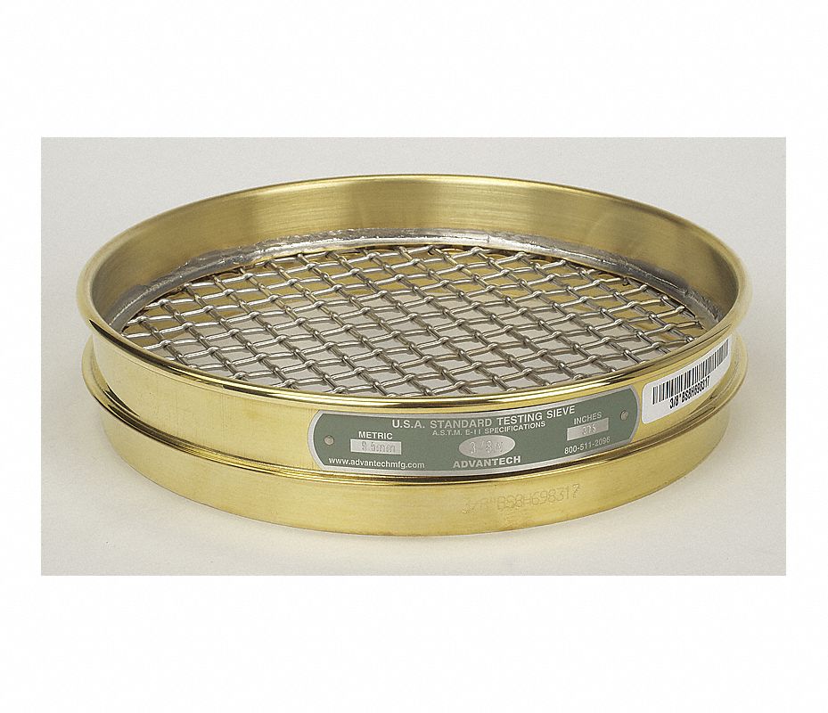 ADVANTECH Cedazo de Prueba Estándar,Latón,1.18mm - Cedazos de Tela de ...