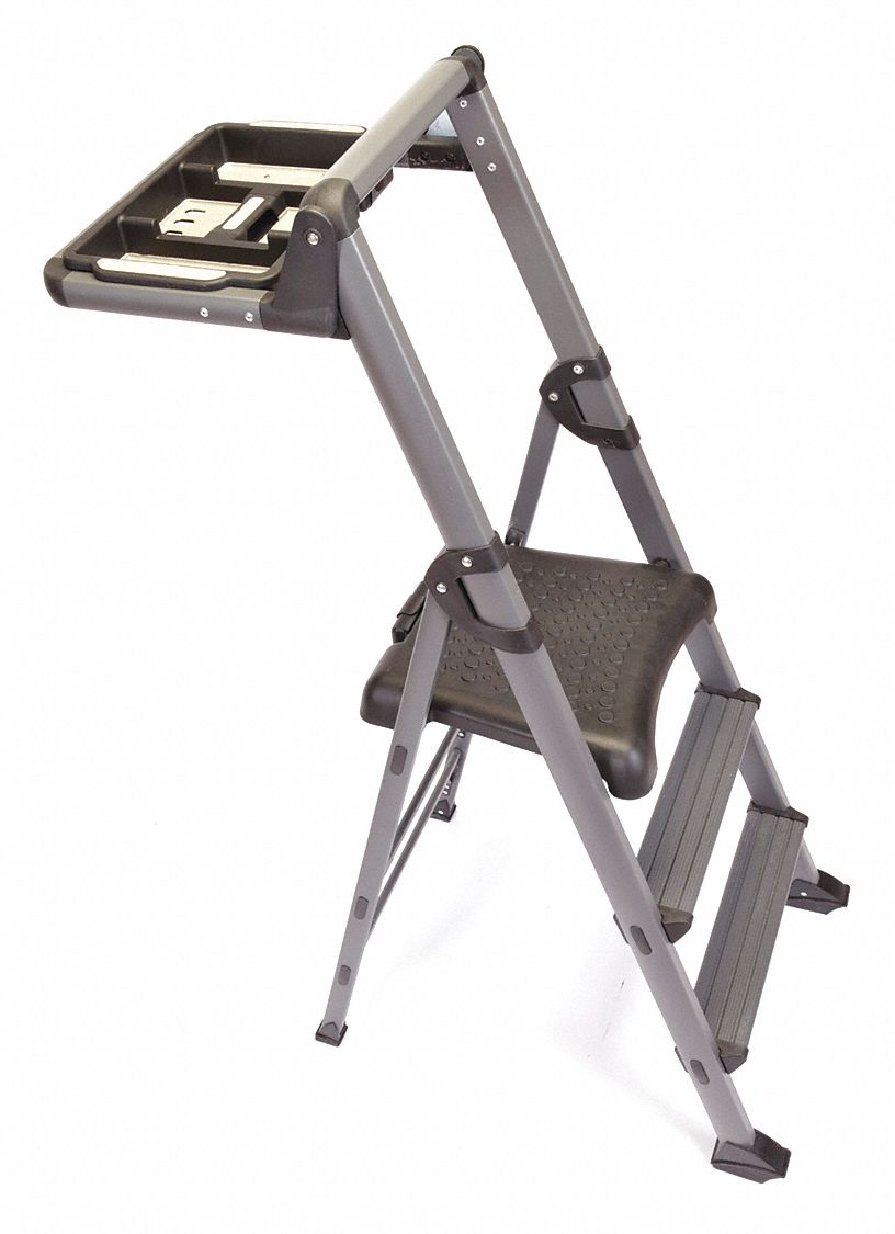 Platform Stepladder,30",Aluminum,300 lb. - Grainger