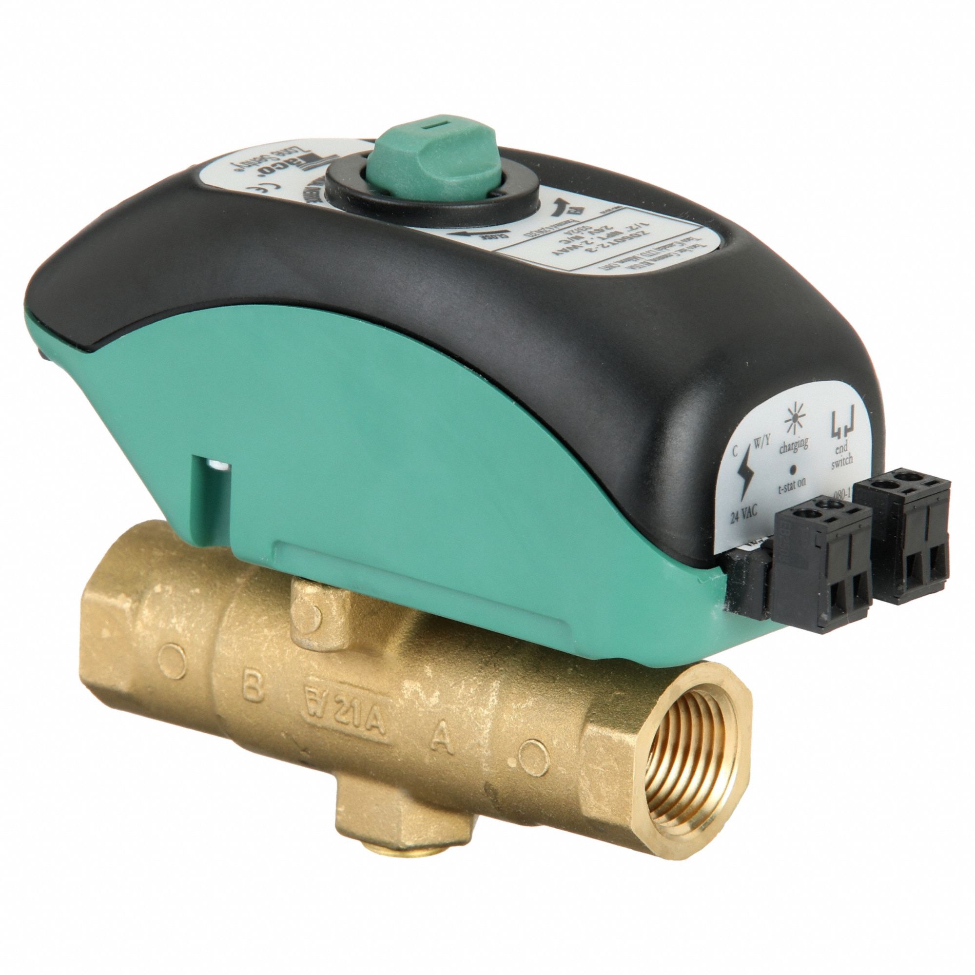 4.9 Cv Flow Rate, 2-Way, Motorized Zone Valve - 12M803|Z050T2-3 - Grainger