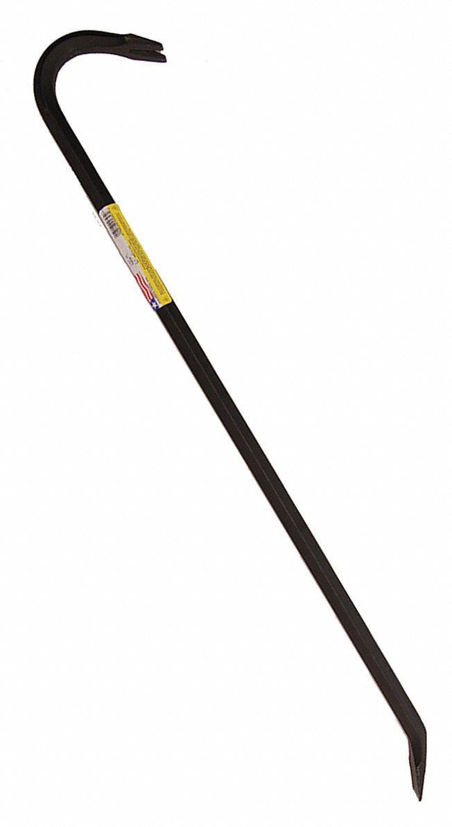 Chisel End, 24 in Overall Lg, Gooseneck Wrecking Bar - 12N154|75024 ... Chisel End, 24 in Overall Lg, Gooseneck Wrecking Bar - 12N154|75024 ...