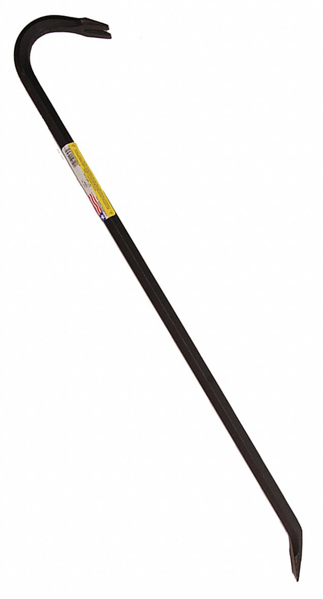 Chisel End, 30 in Overall Lg, Gooseneck Wrecking Bar - 12N155|75030 ...