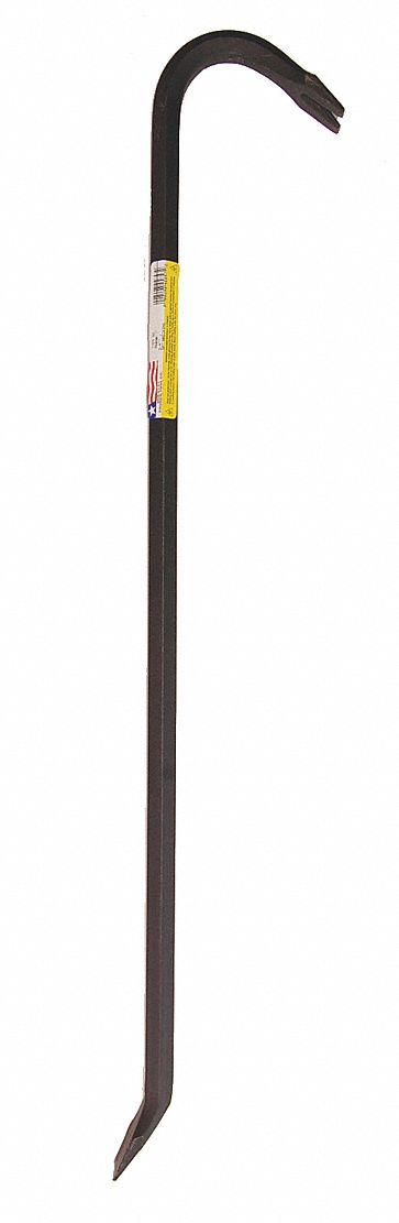 Chisel End, 36 in Overall Lg, Gooseneck Wrecking Bar - 12N156|75036 ... Chisel End, 36 in Overall Lg, Gooseneck Wrecking Bar - 12N156|75036 ...