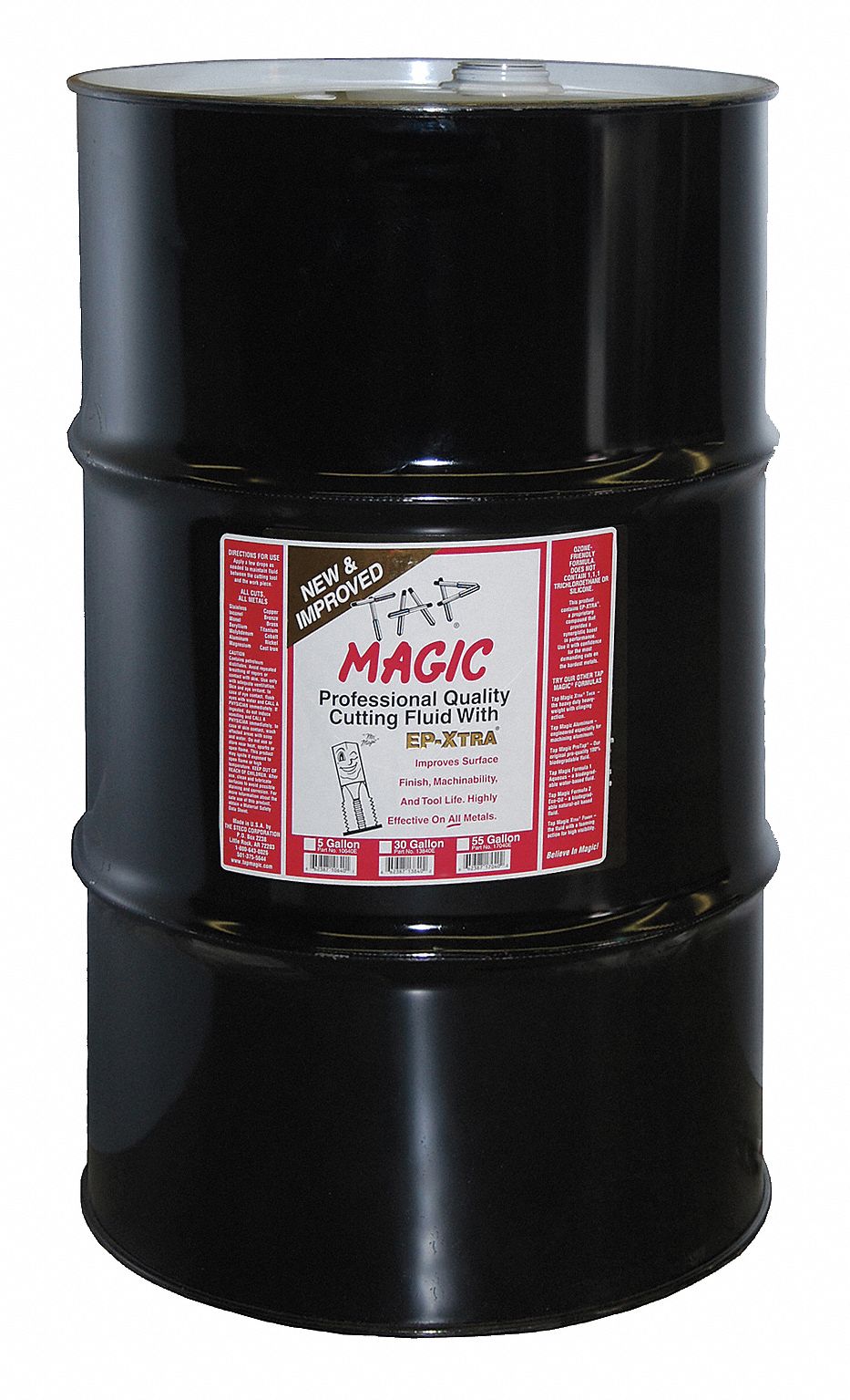 TAP MAGIC, EP-Xtra, 30 gal, Cutting Fluid - 12N694|13840E - Grainger
