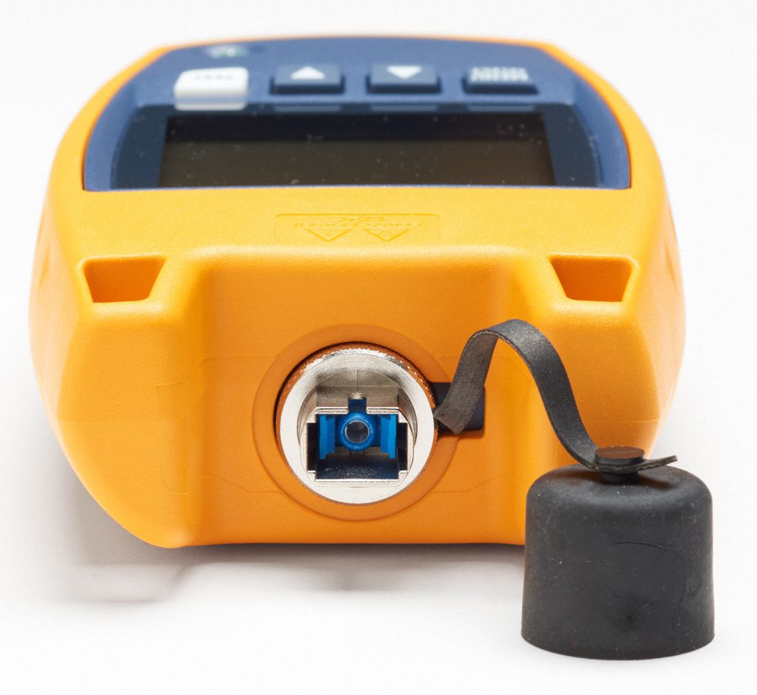 FLUKE NETWORKS Fiber Optic Tester, LCD, Measures Distance to Fault ...