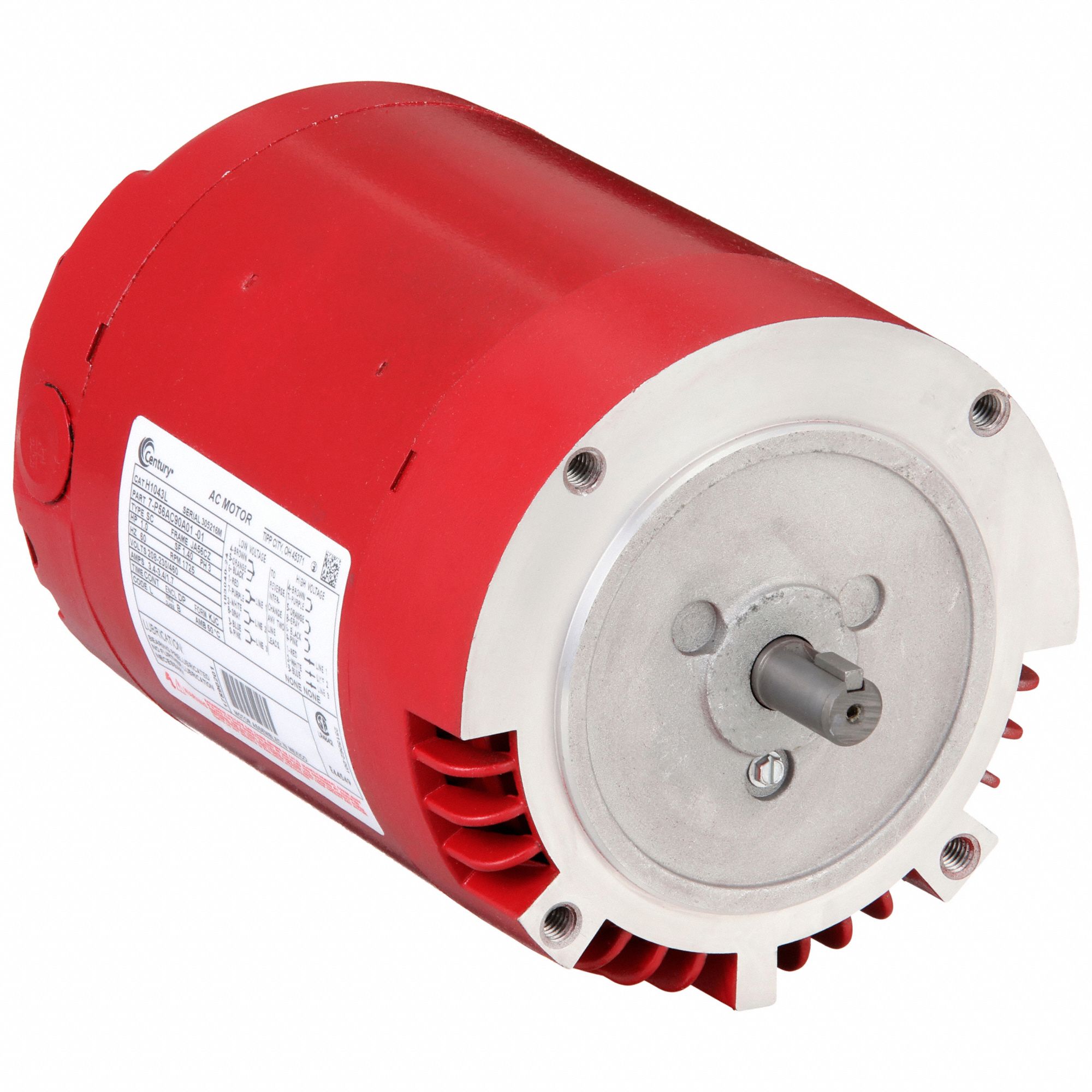 CENTURY, Mfr Part # H1043L, Three Phase, Circulating Pump Motor ...
