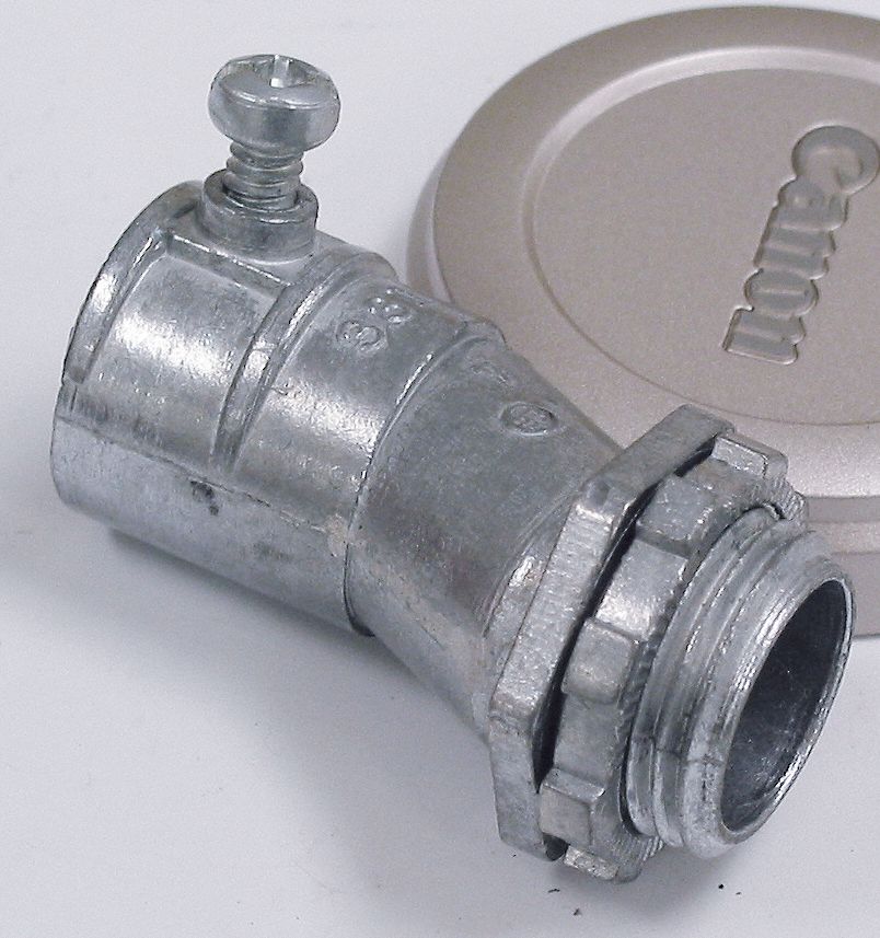 THOMAS & BETTS OFFSET EMT SET-SCREW CONNECTOR, 3/4 IN, ZINC ALLOY ...