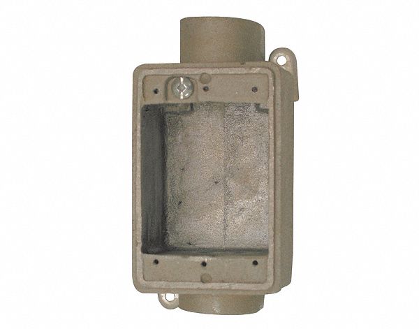 THOMAS & BETTS FDC BOX, WEATHERPROOF/2 OUTLET/1 KO/3/4 IN LUG/CSA 5043 ...