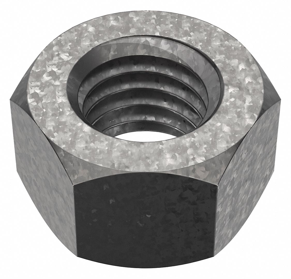 Std Hex, 1/2"-13 Thread, Hex Nut - 12P498|U08111.050.0001 - Grainger