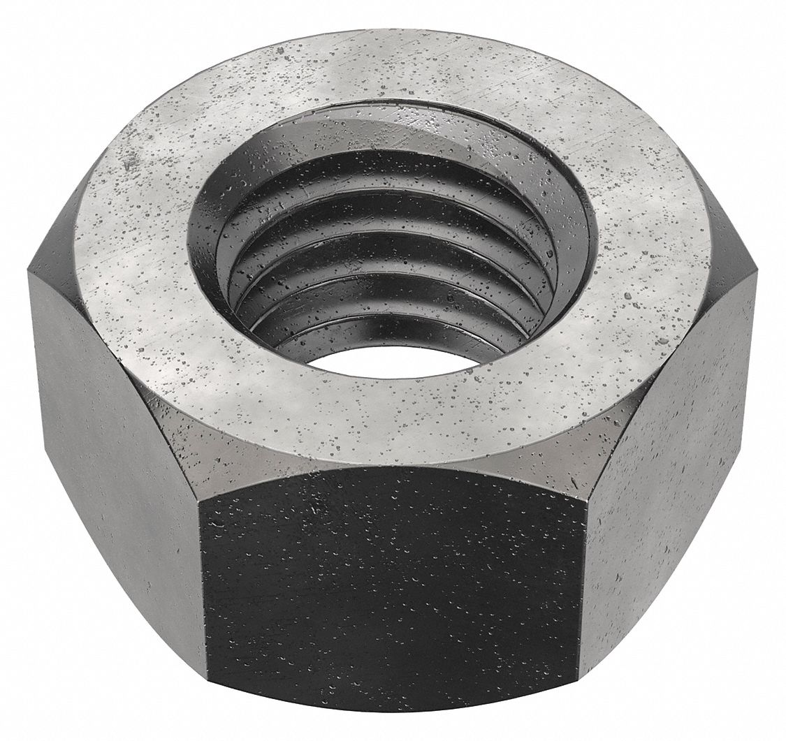 APPROVED VENDOR Tuerca Hexagonal 9/16"-12, Sin Acabado, Grado 5, Acero ...