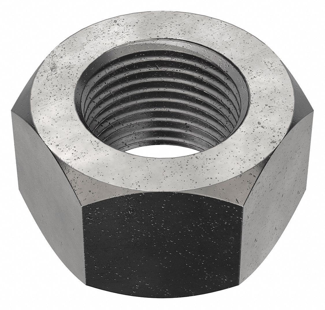 APPROVED VENDOR Tuerca Hexagonal 3/4"-16, Sin Acabado, Grado 8, Acero, Derecha, ASME B18.2.2 ...