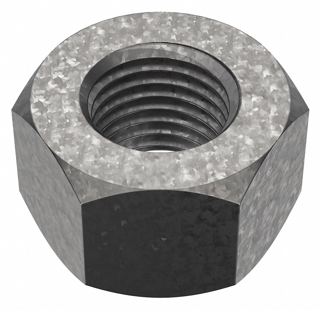 Heavy Hex, 1 1/4"-7 Thread, Hex Nut - 12P584|U22281.125.0002 - Grainger