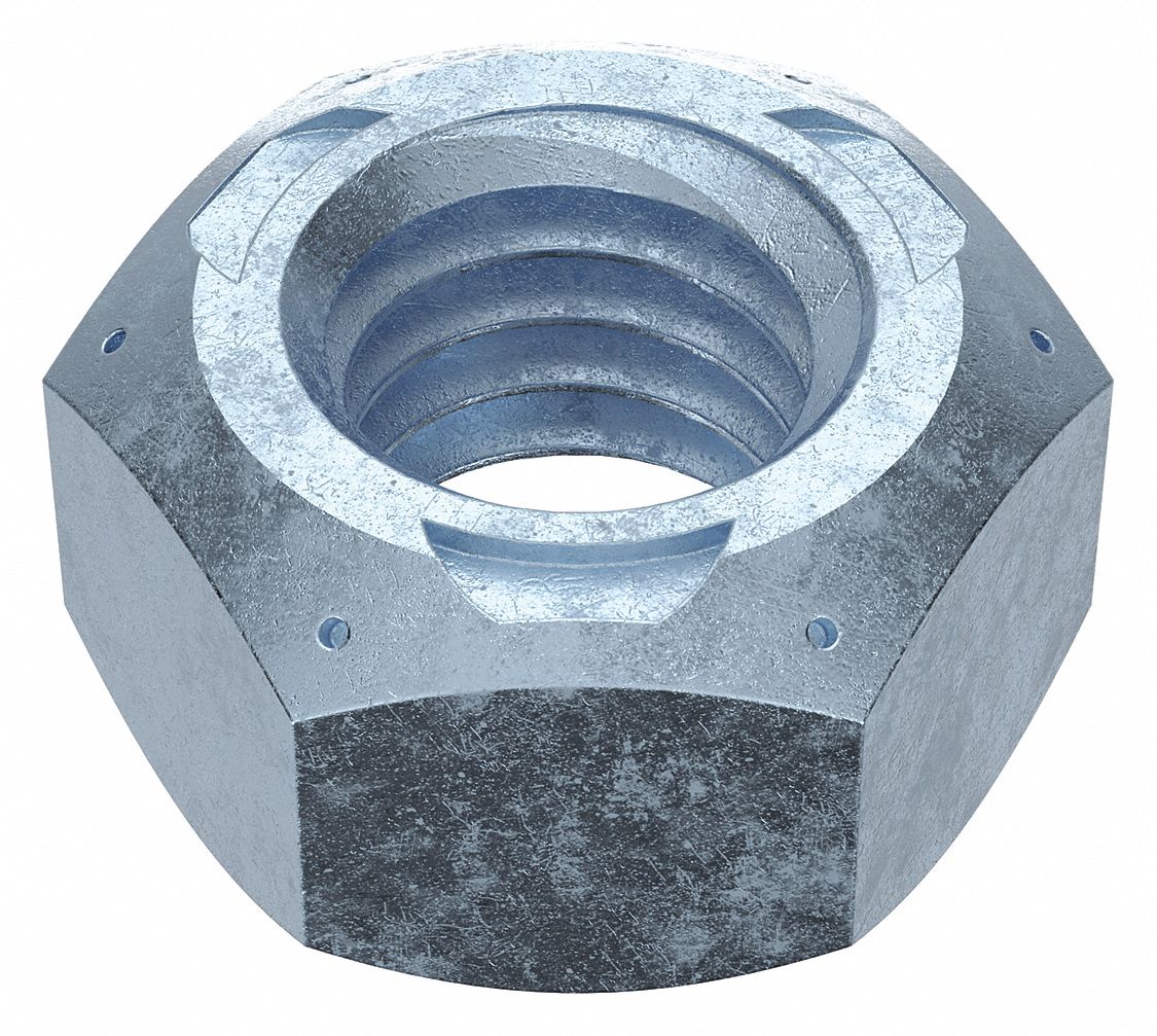 Lock Nut, PK 50 - Grainger