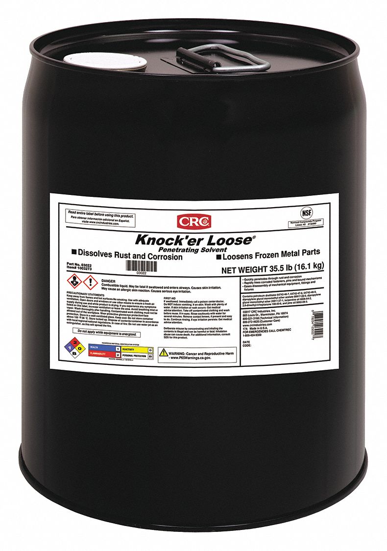 CRC, Pail, 5 gal, Penetrating Lubricant - 12P769|03022 - Grainger