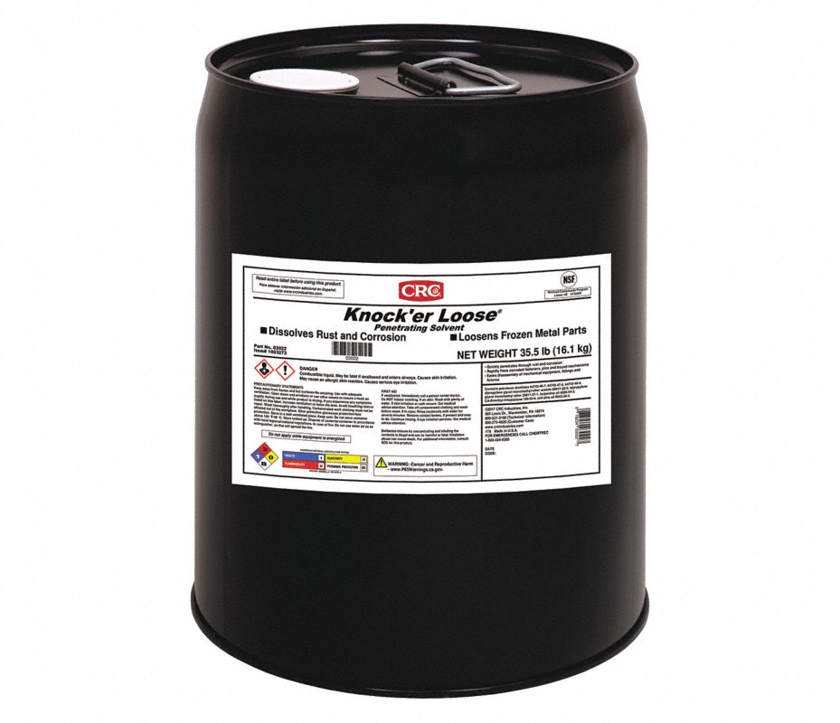 CRC Lubricante Penetrante Knock'er Loose Cubeta 5 gal. H2 Sin Contacto ...