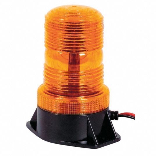 Strobe Light,Amber,Rotating - Grainger