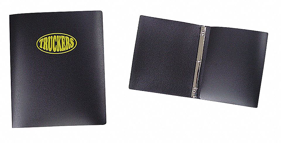 TRUCKERS BINDER, DAILY LOG, LARGE, FOR TKR614 REFILLS, 3-RING, 8 1/2 X ...