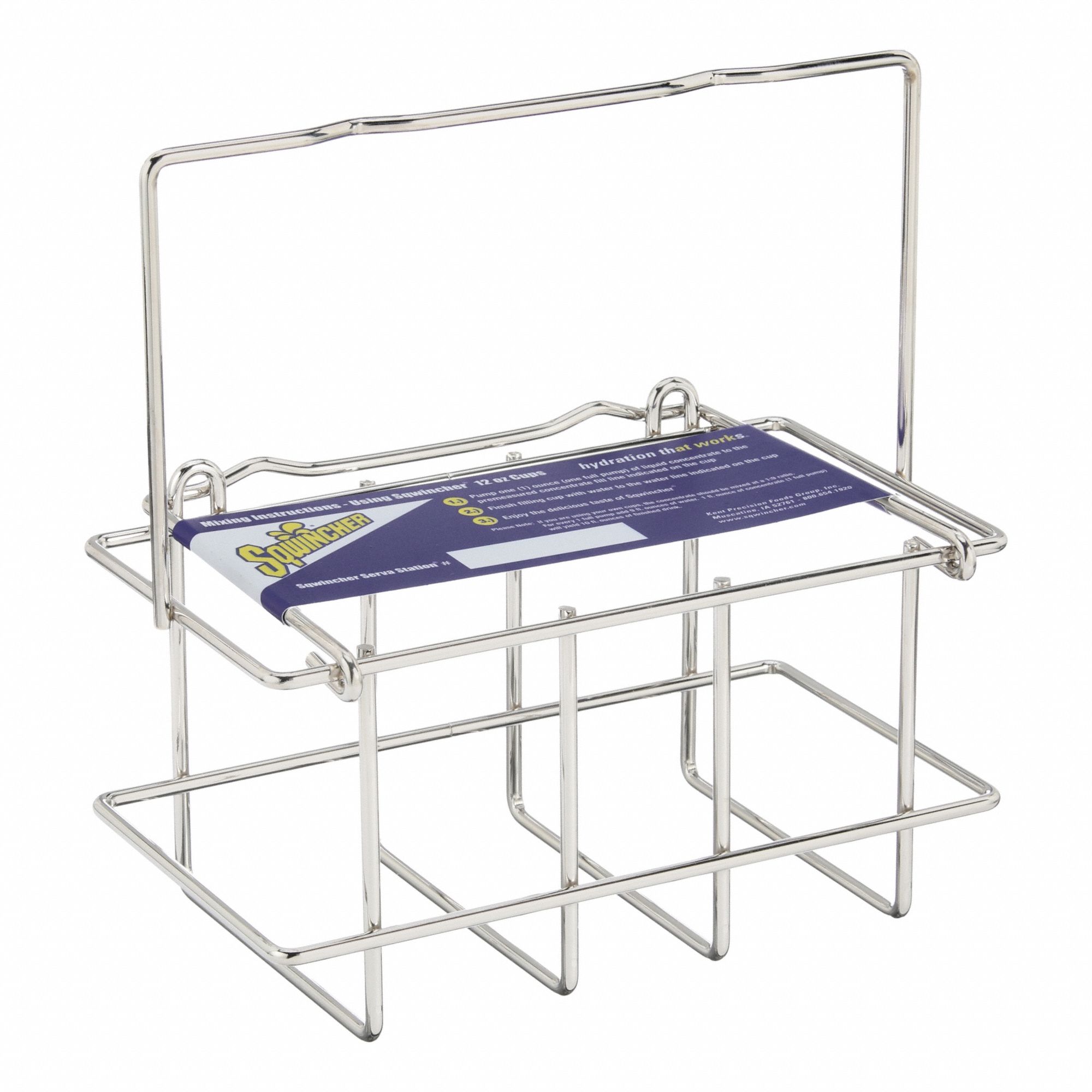 SQWINCHER, Steel, Chrome-Plated, Dispensing Rack - 12R144|158600101 ...