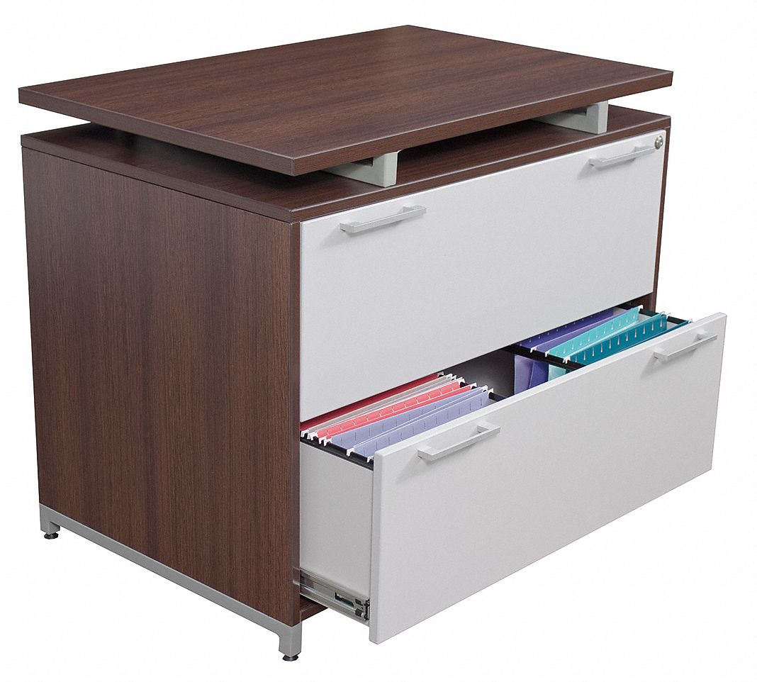 36 in, 24 in, 30 in, File Cabinet, Java/Gray - Grainger