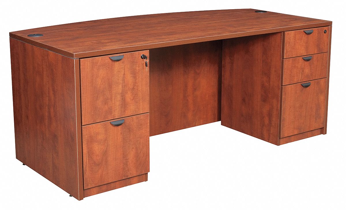 Office Desk,71 x 29 x 35 In,Cherry - Grainger